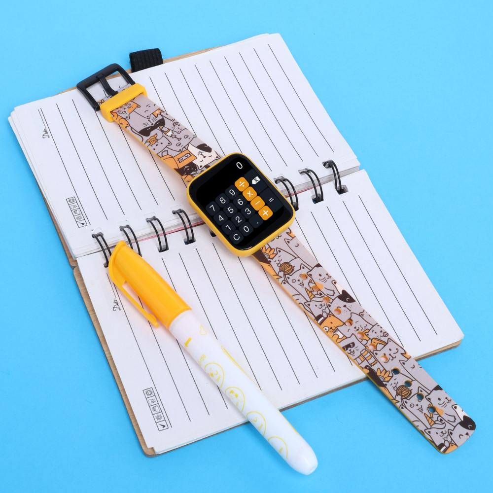 Champion Kids and Teens Smartwatch (Sunshine Yellow) – WatchOut