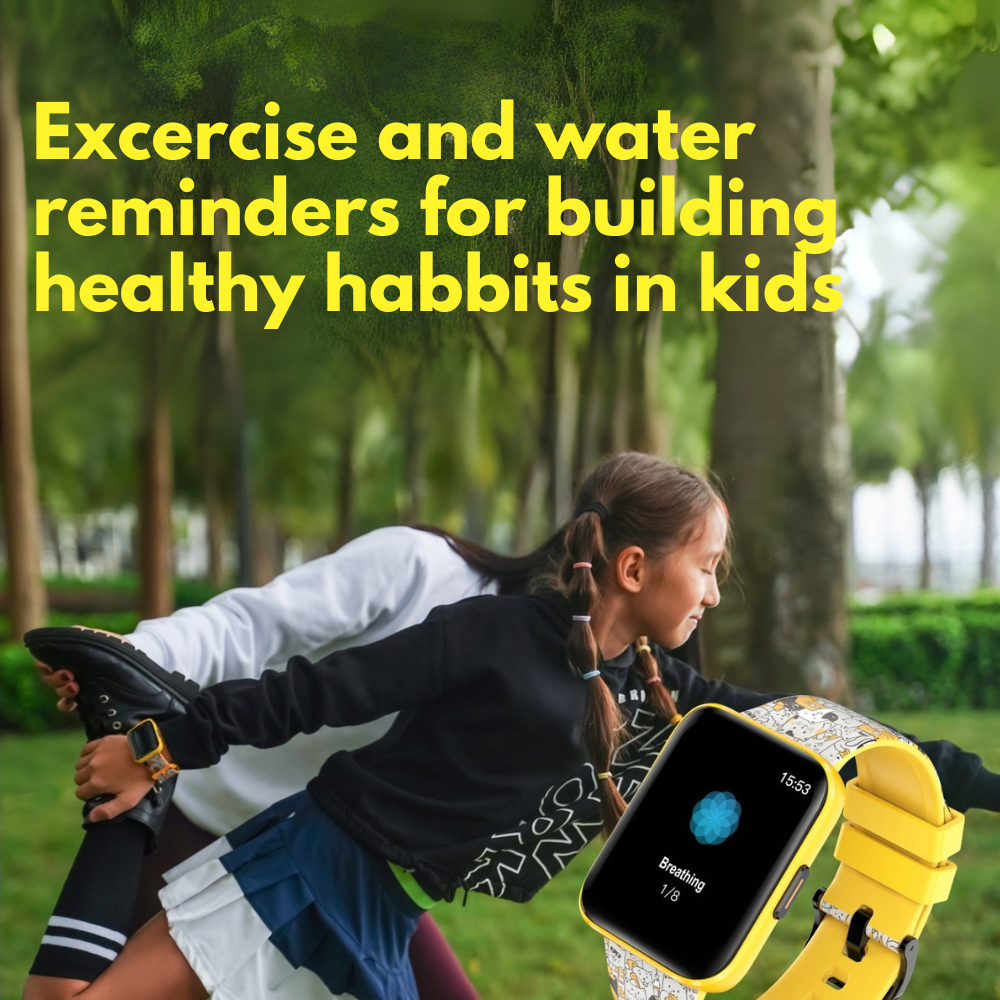 Champion Kids and Teens Smartwatch (Sunshine Yellow) – WatchOut