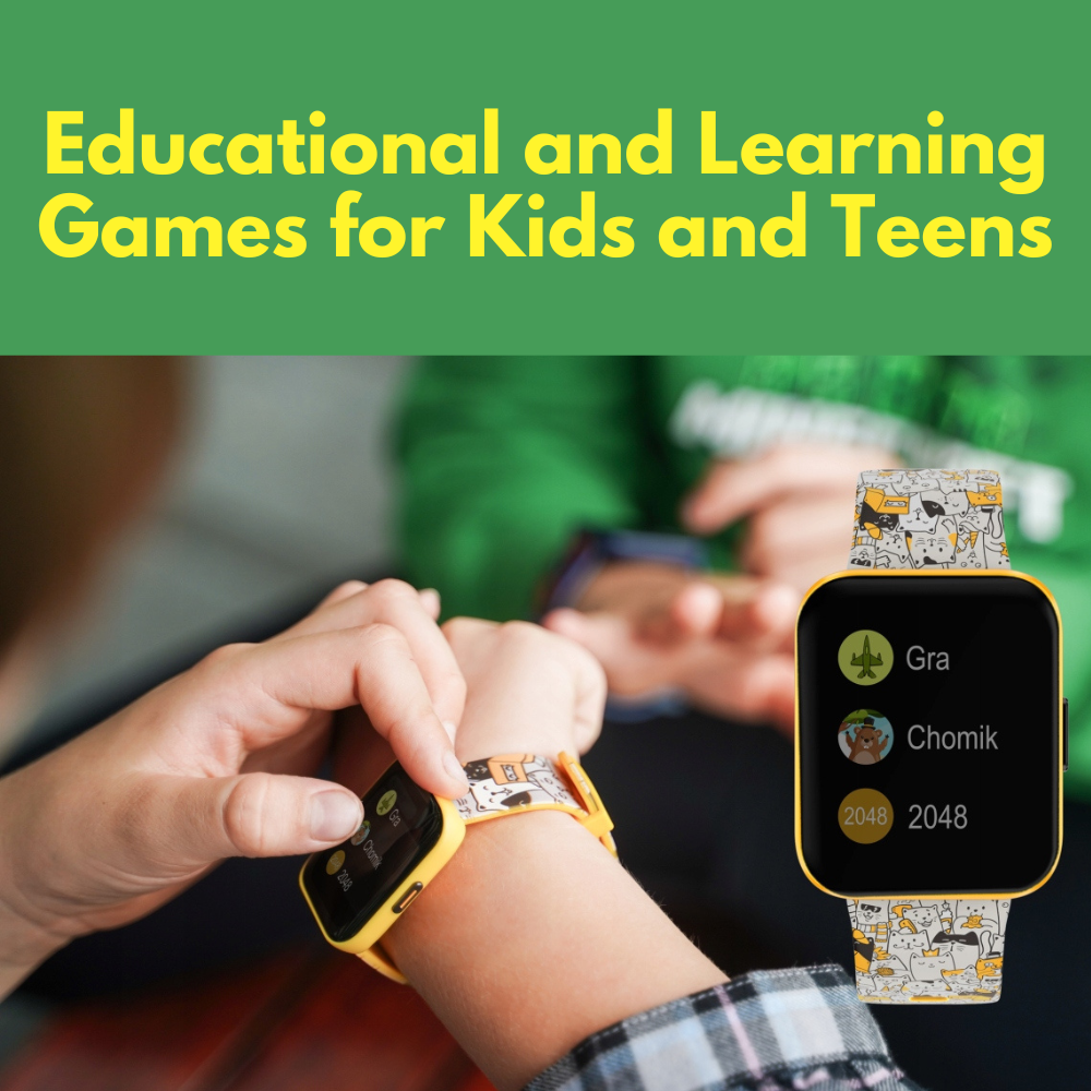 Champion Kids and Teens Smartwatch (Sunshine Yellow) – WatchOut