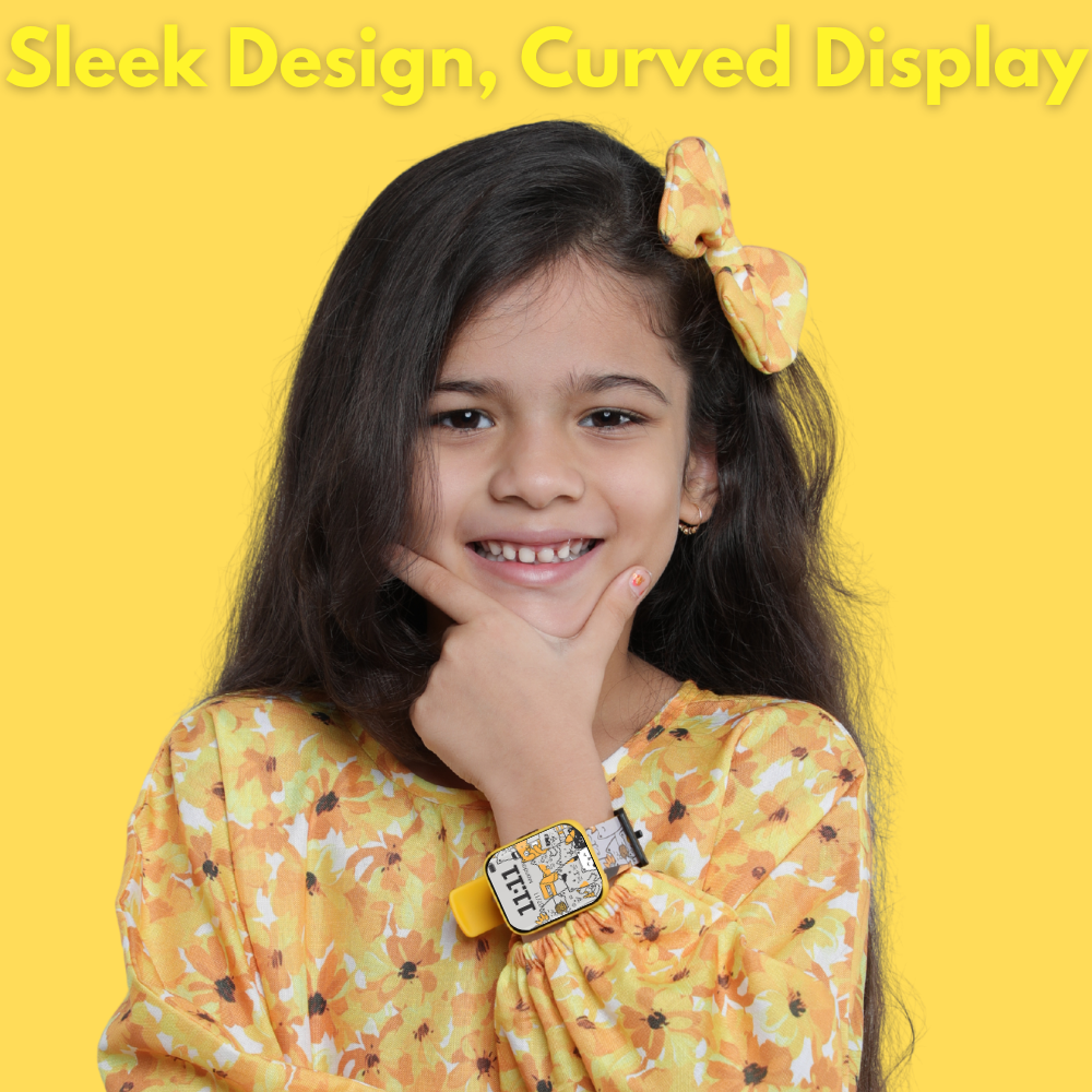 Champion Kids and Teens Smartwatch (Sunshine Yellow) – WatchOut